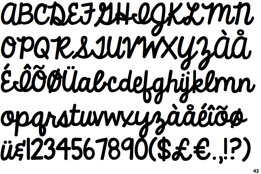 Identifont - KG Always a Good Time