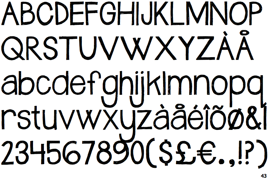 Identifont - Janda Safe and Sound