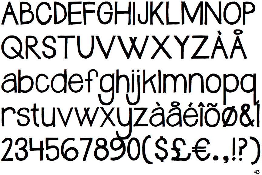 Identifont - Janda Safe and Sound Solid