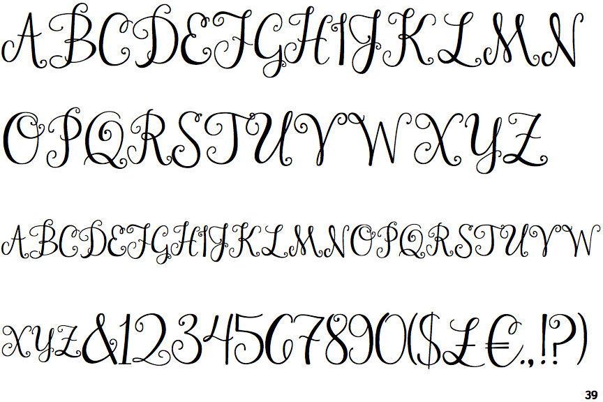 Identifont - Janda Stylish Monogram