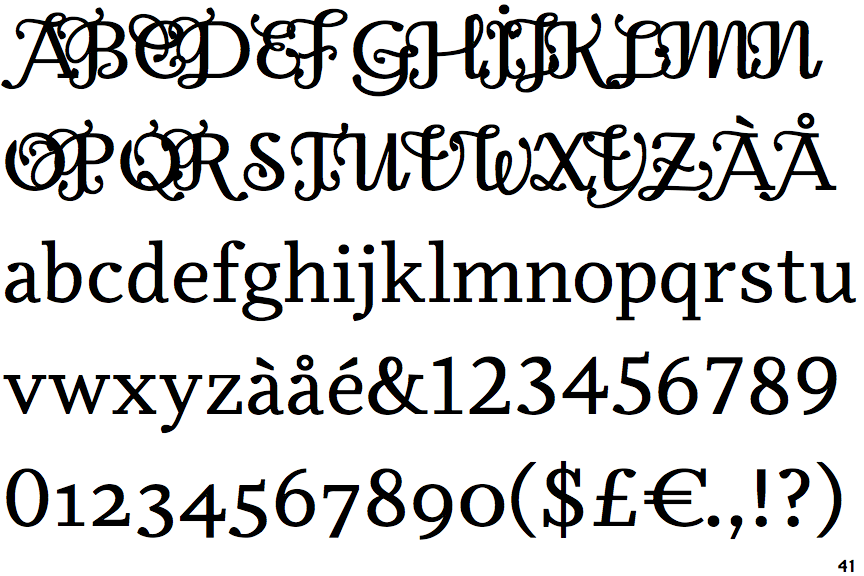 Identifont - Odile Deco Initials