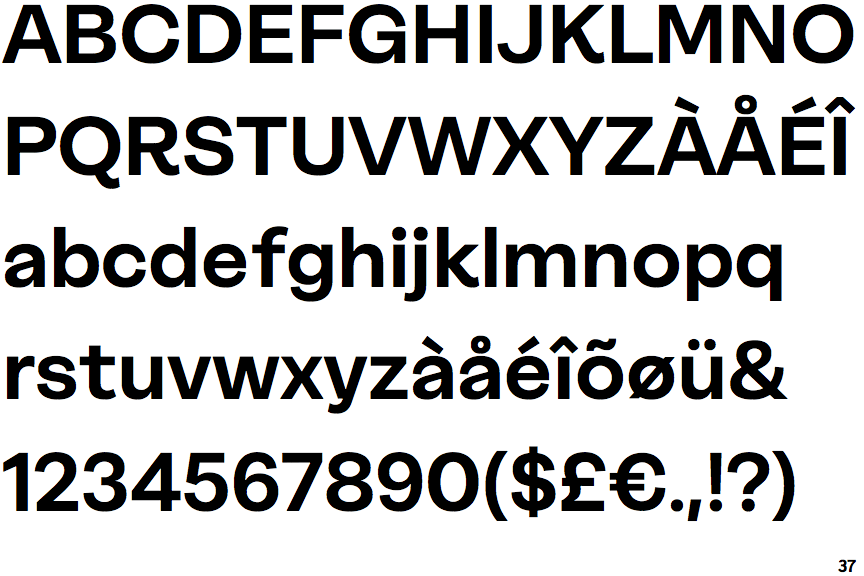 Identifont - Alecrim Bold