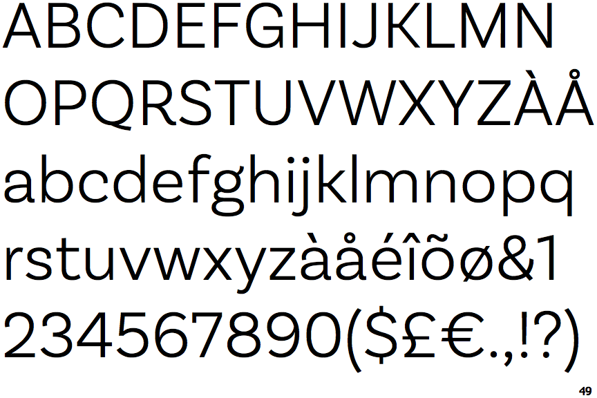Identifont - Basic Sans Light