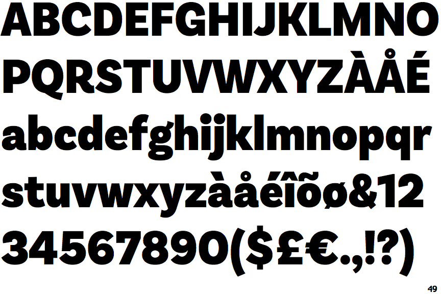 Identifont - Basic Sans Narrow Black