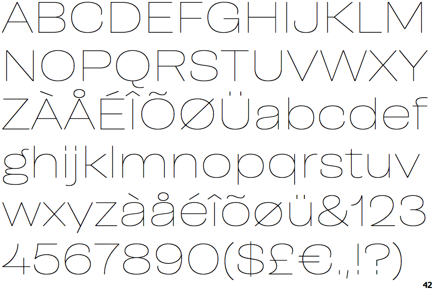 Identifont - Campeche Display Thin Expanded