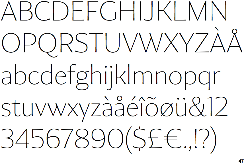 Identifont - Chakai Thin