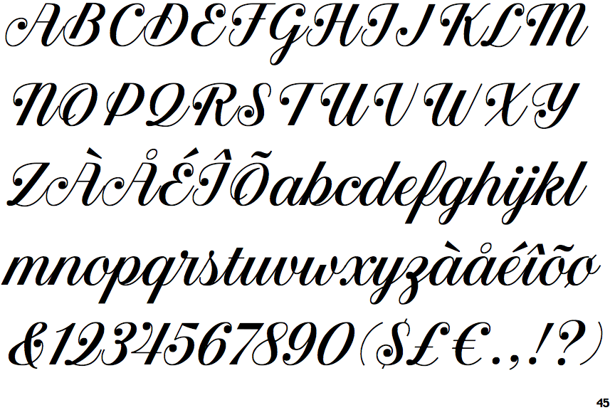 Identifont - Estampa Script