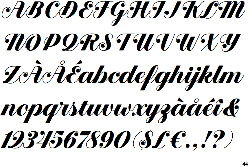 Identifont - Estampa Script Bold