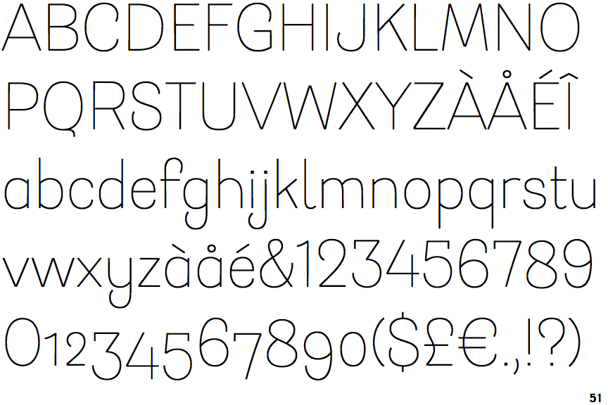 Identifont - Hogar Extra Light