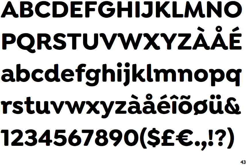 Identifont - Isidora Soft Bold