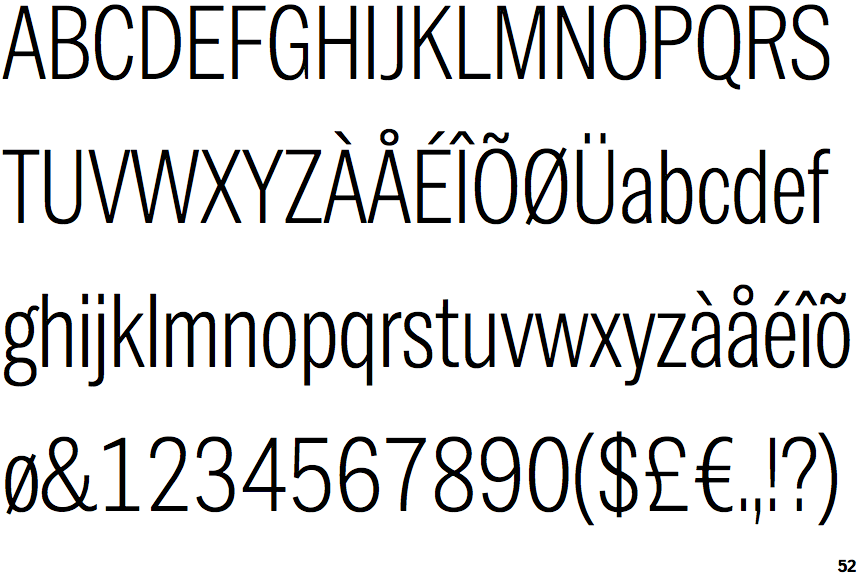 Identifont - Latino Gothic Compressed
