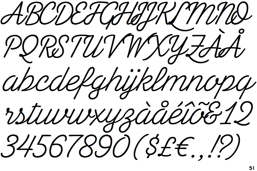 Identifont - Letteria Script Thin