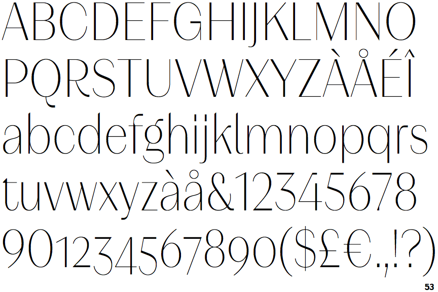 Identifont - Nereida Condensed Thin