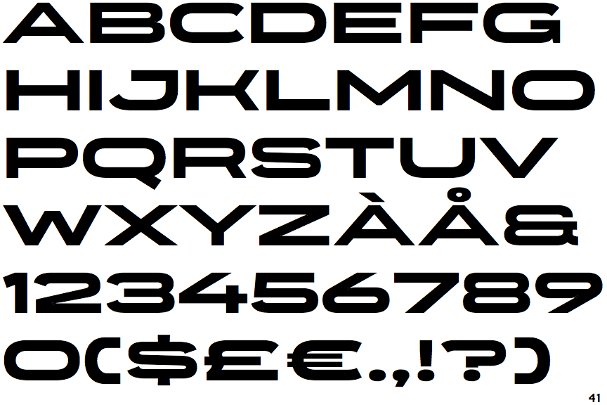 Identifont - Organetto Expanded Ultra Bold