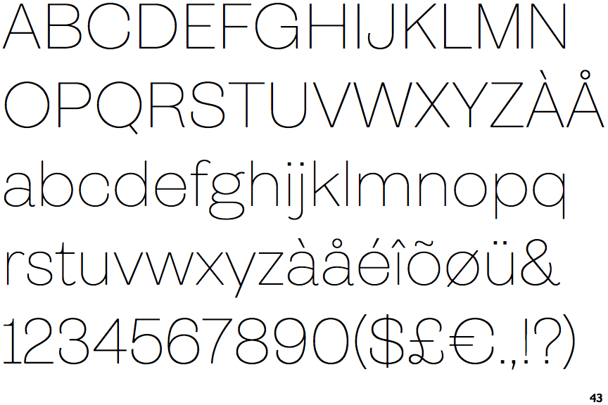 Identifont - Pais Thin