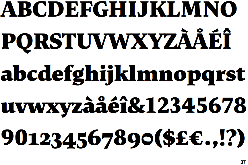 Identifont - Uffizi Black