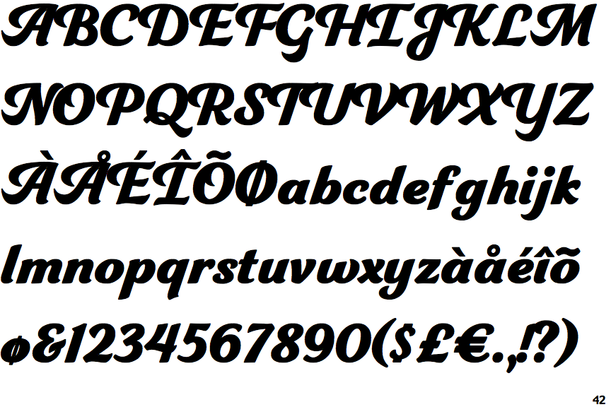 Identifont - Intermingle Black