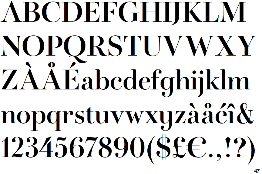 Identifont - Novantique Serif Display Bold
