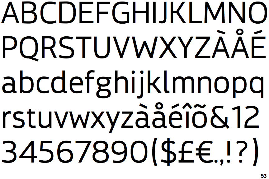 Identifont - Isard Light