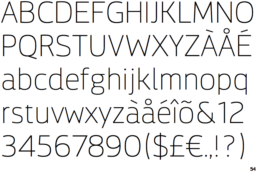 Identifont - Isard Thin