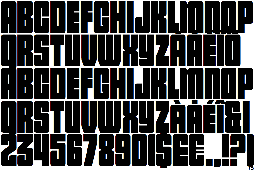 Identifont - Inline Condensed Sixty