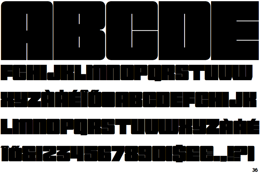 Identifont - Inline Normal Twenty