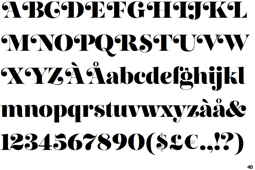 Identifont - Reina Neue Display Black