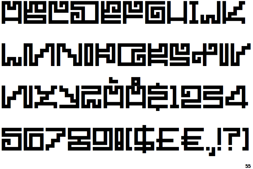 Identifont - Kuma Square Bold