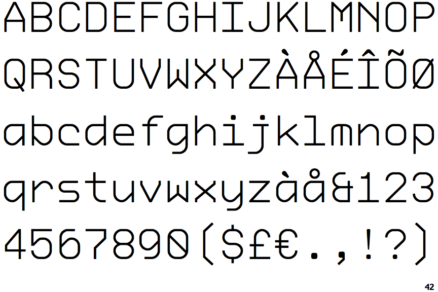 Identifont - LL Autoscape Light