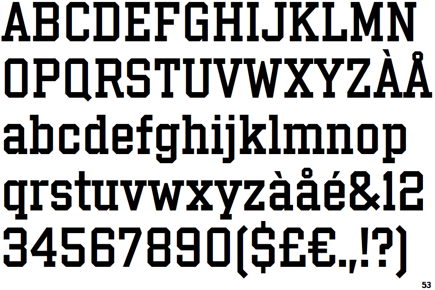 Identifont - LL Champion Condensed Light