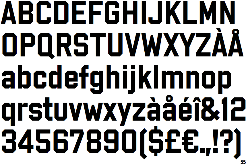 Identifont - LL Champion Sans Condensed