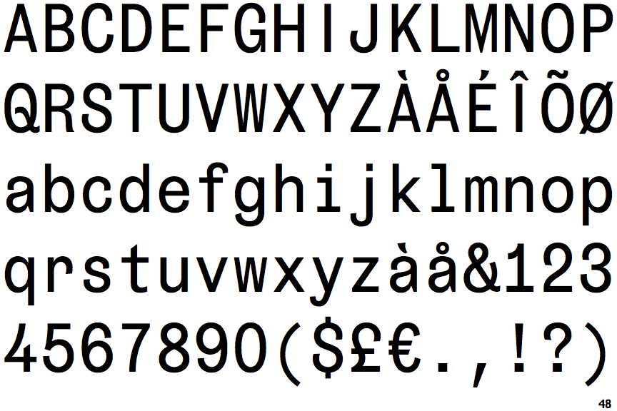 Identifont - LL Grey Mono