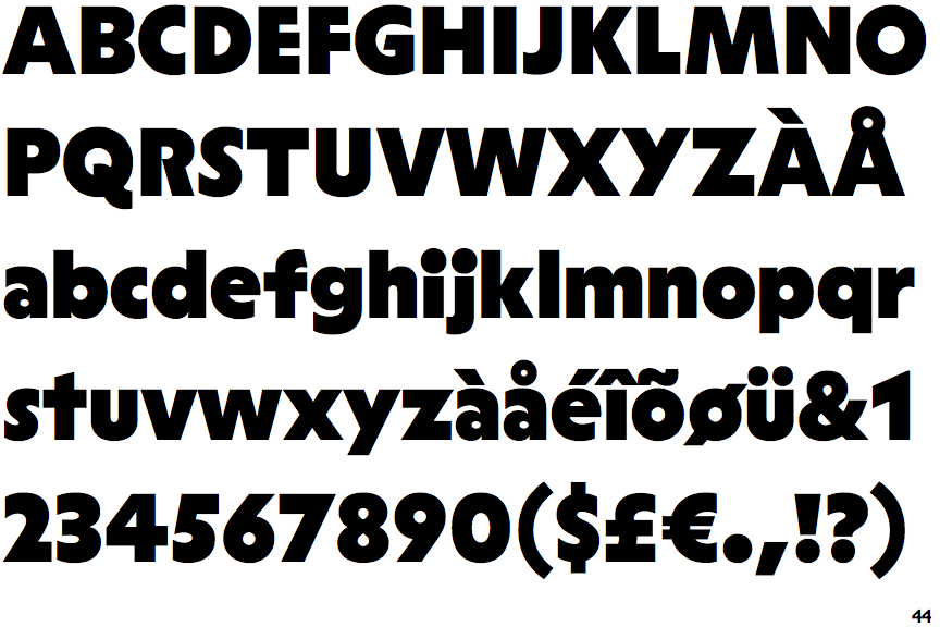 Identifont - LL Kristall Black