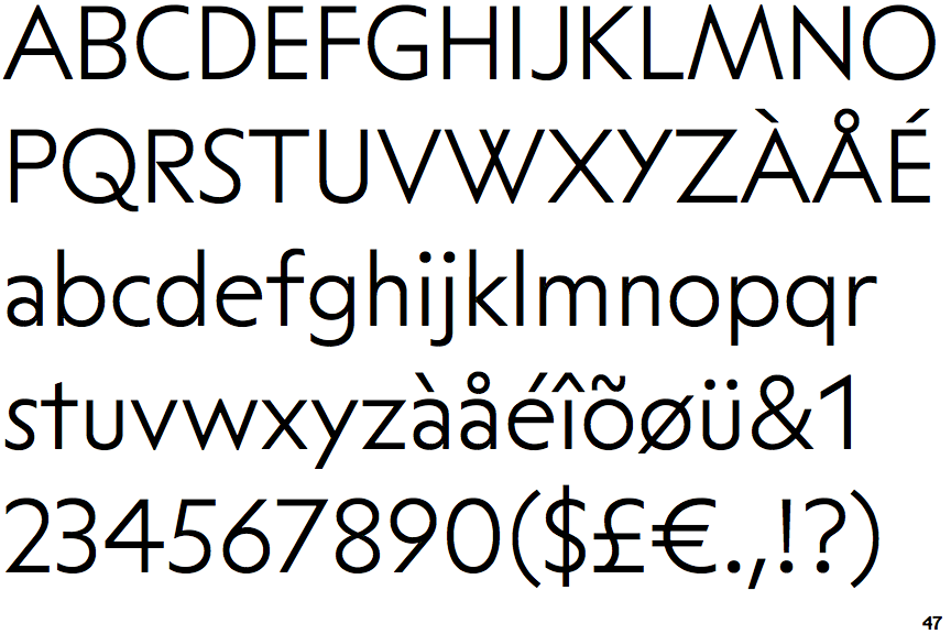 Identifont - LL Kristall Light