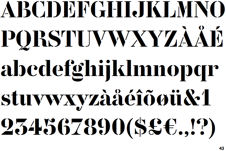 Identifont - LL Le Corbusier Oldface