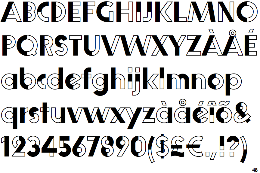 Identifont - LL Prisma Contrast Alternate