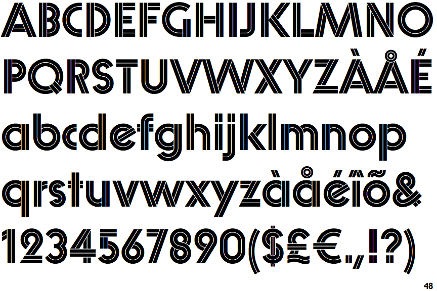 Identifont - LL Prisma Inline