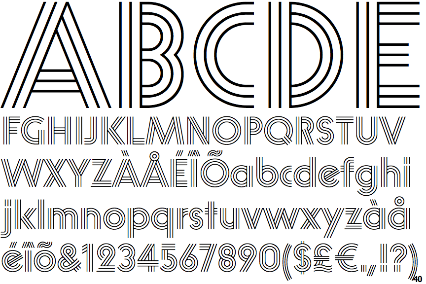 Identifont - LL Prisma Three