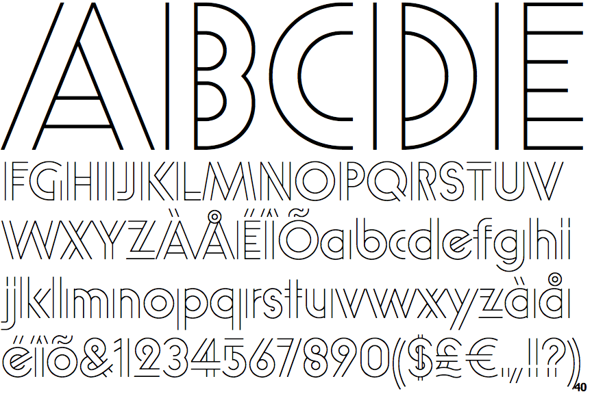 Identifont - LL Prisma Two