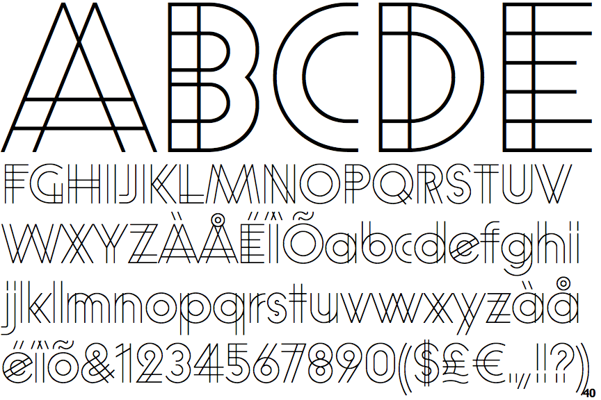 Identifont - LL Prisma Two X