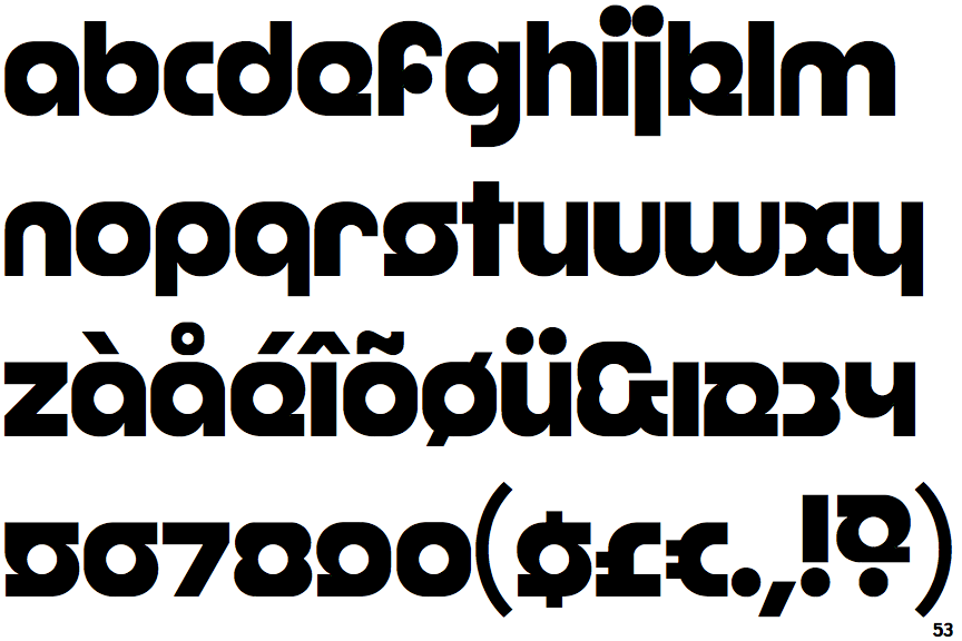 Identifont - LL Supermax Square