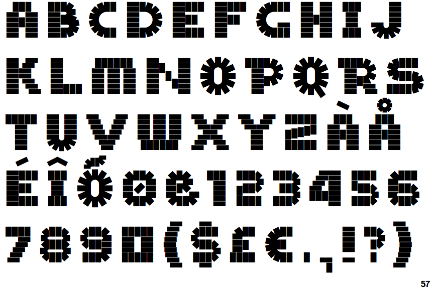 Identifont - LL Tabletten Block