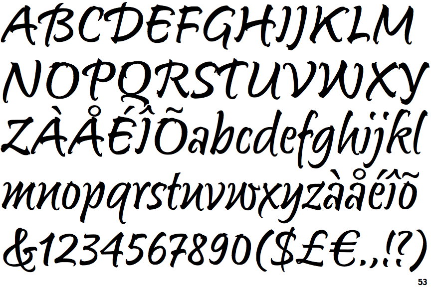 Identifont - Sunetta Flair