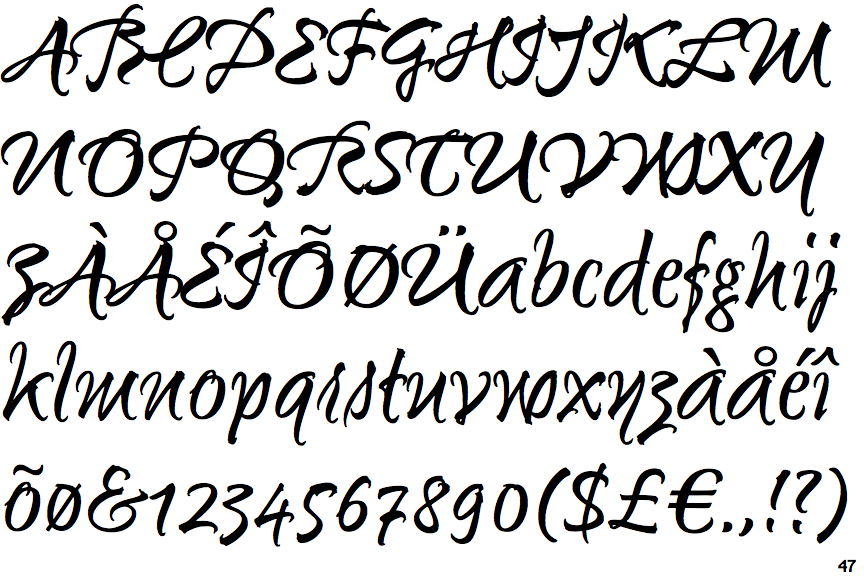 Identifont - Sunetta Magic