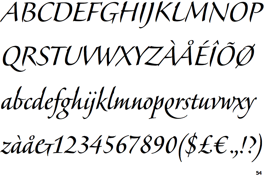 Identifont - Veljovic Script