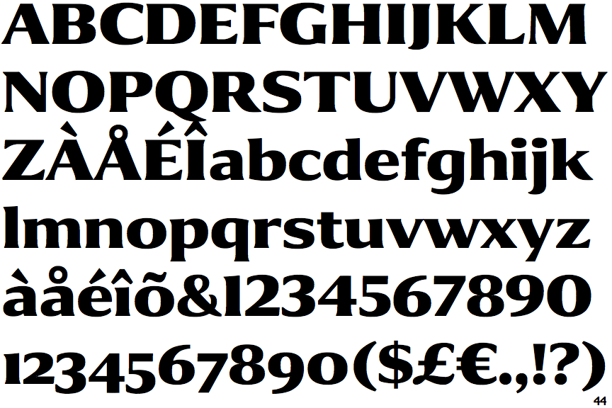 Identifont - Collier Bold