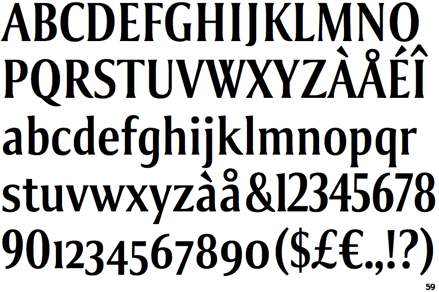 Identifont - Collier Compressed