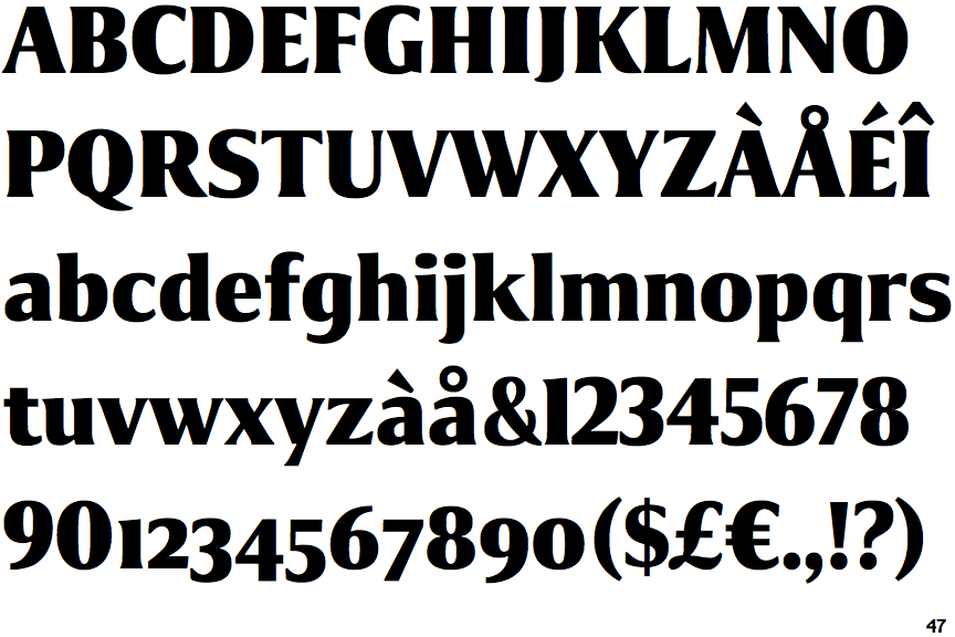 Identifont - Collier Compressed Bold