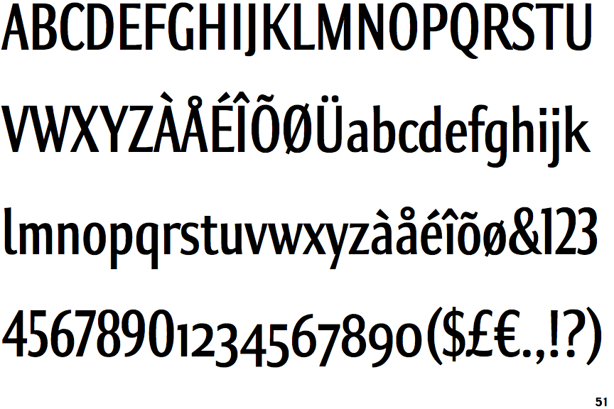 Identifont - Collier Sans Extra Compressed