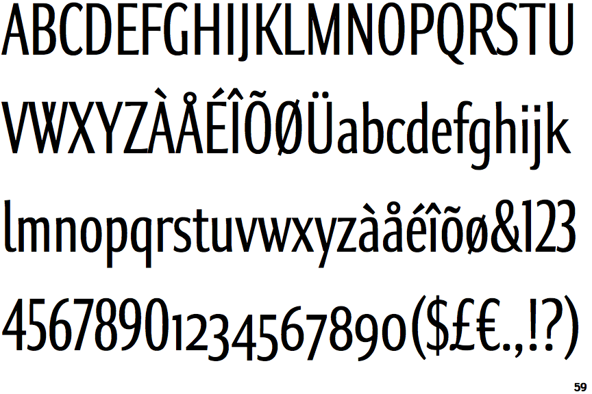 Identifont - Collier Sans Extra Compressed Light